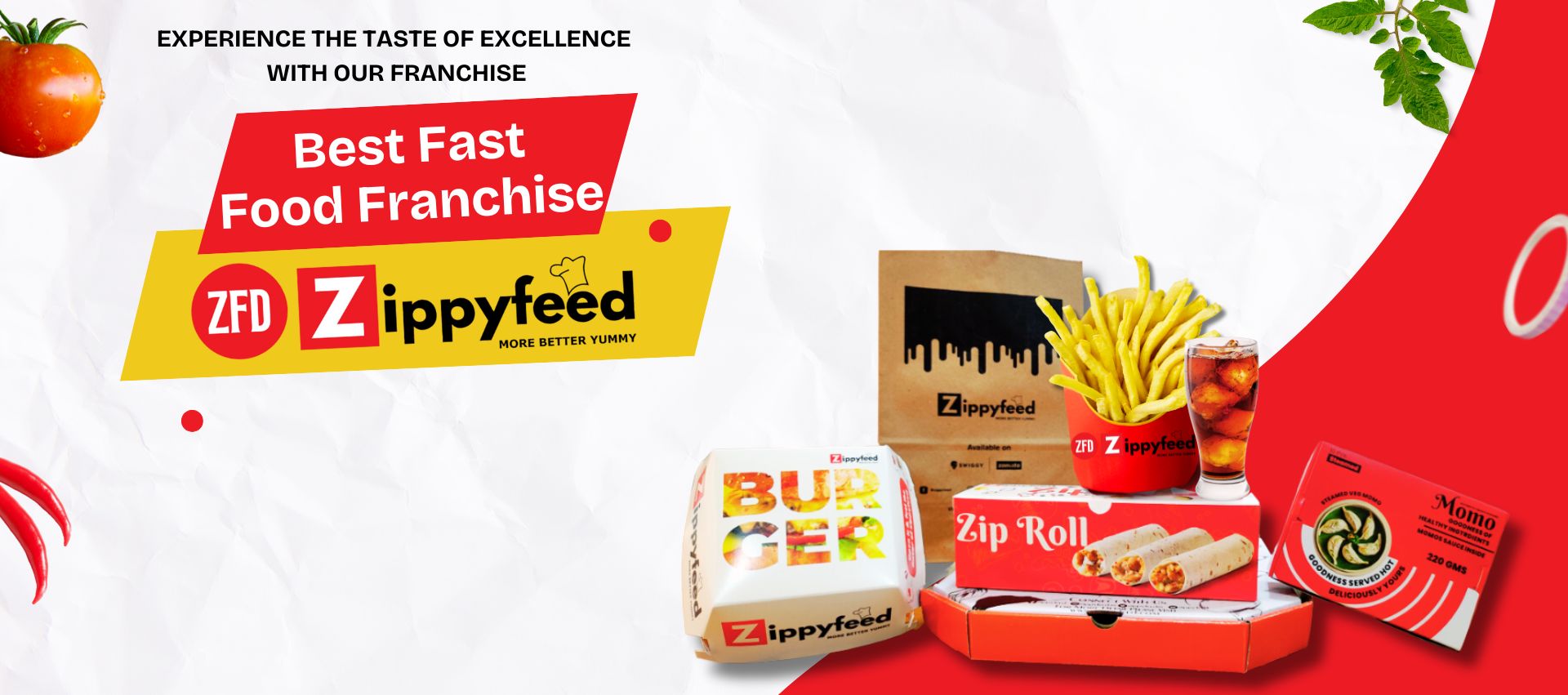Home - Zippyfeed Best fast food franchise in india